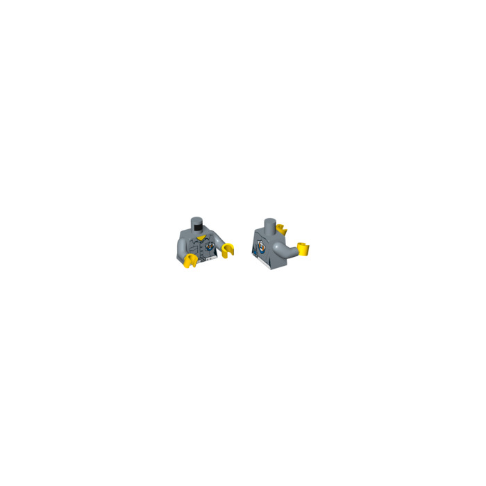 LEGO Sand Blue Lifeguard Minifig Torso (3814 / 76382) | Brick Owl