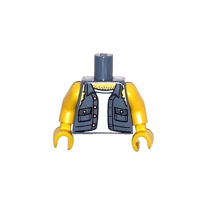 LEGO Minifig Torso with tattered Jeans-Vest (973) | Brick Owl - LEGO ...