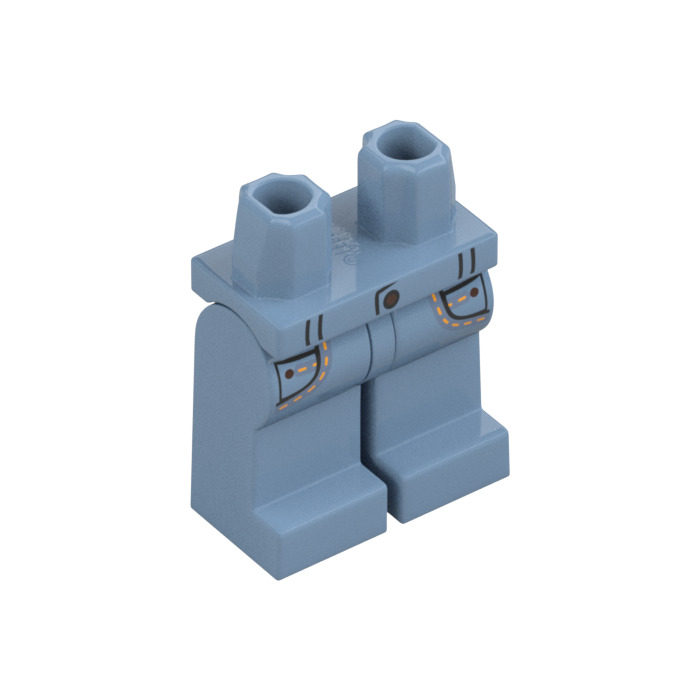 LEGO Sand Blue Minifigure Hips and Legs with Jeans (3815 / 69914 ...