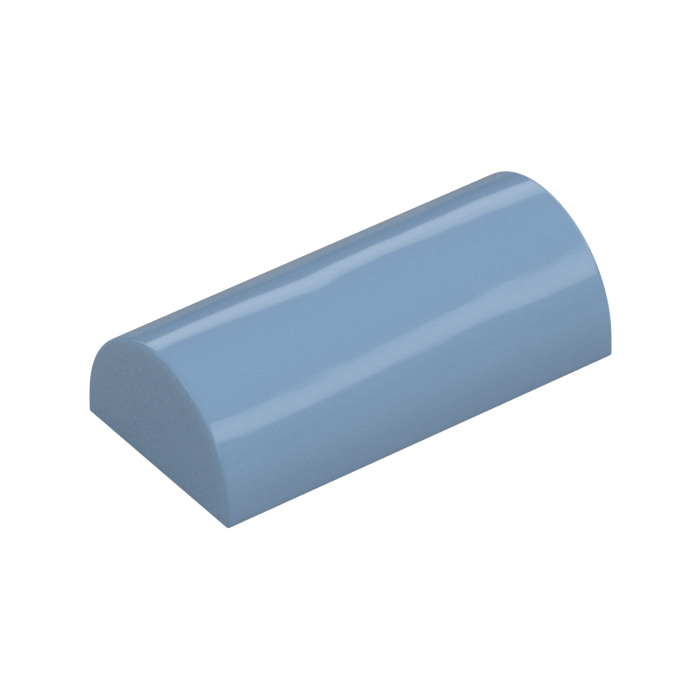LEGO Sand Blue Slope 2 x 4 Curved with Groove (6192 / 30337) | Brick ...