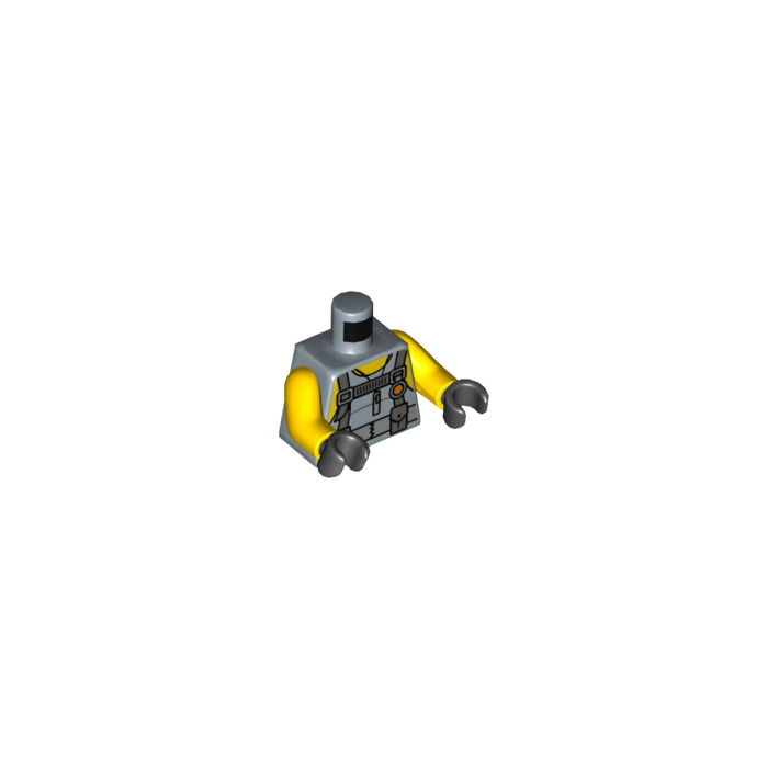 LEGO Sand Blue Torso with Scuba Suit, Sleeveless, Utility Belt and ...