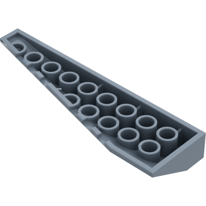 LEGO Sand Blue Wedge 10 x 3 x 1 Double Rounded Right (50956 / 118557 ...