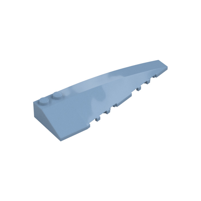 LEGO Sand Blue Wedge 10 x 3 x 1 Double Rounded Right (50956 / 118557 ...