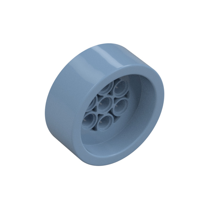 LEGO Sand Blue Wheel 5 x 5 x 2 (7233 / 68327) | Brick Owl