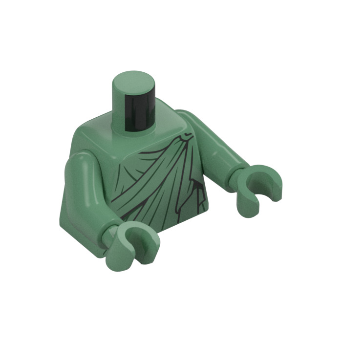 LEGO Black Pearl Figurehead Minifig Torso (973) | Brick Owl - LEGO ...