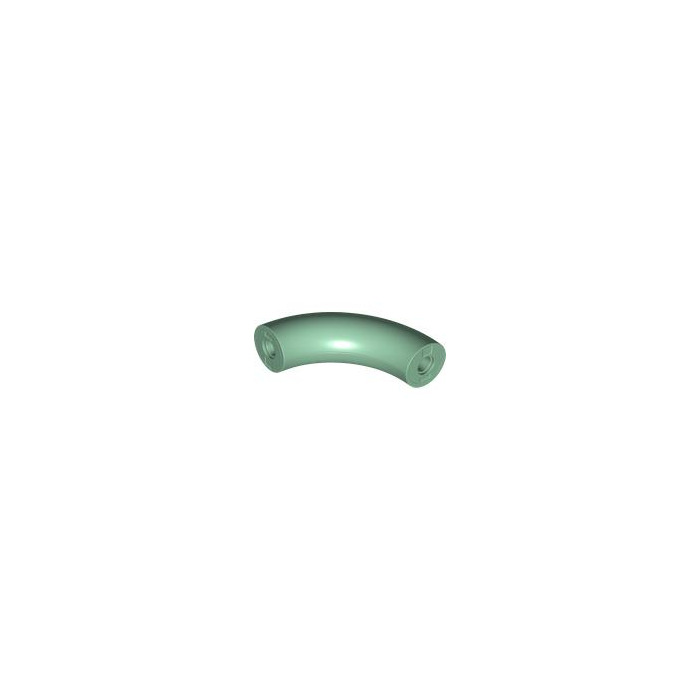 LEGO Sand Green Brick 1 x 1 Round Elbow (90°) with Pin Holes (116538 ...