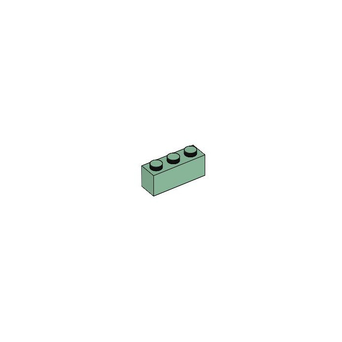 LEGO Sand Green Brick 1 x 3 (3622 / 45505) | Brick Owl - LEGO Marketplace