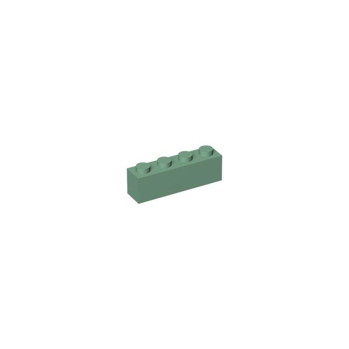 LEGO Sand Green Brick 1 x 4 (3010 / 6146) | Brick Owl - LEGO Marketplace