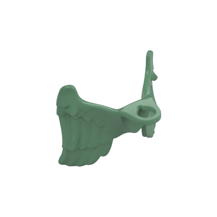 LEGO Sand Green Feathered Wings Collapsed (77183) | Brick Owl - LEGO ...