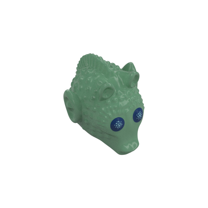 LEGO Greedo Head with Dark Blue Eyes (18013 / 36936) | Brick Owl