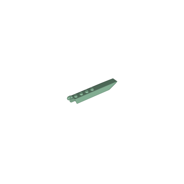 LEGO Sand Green Hinge Plate 1 x 8 with Angled Side Extensions (14137 / ...