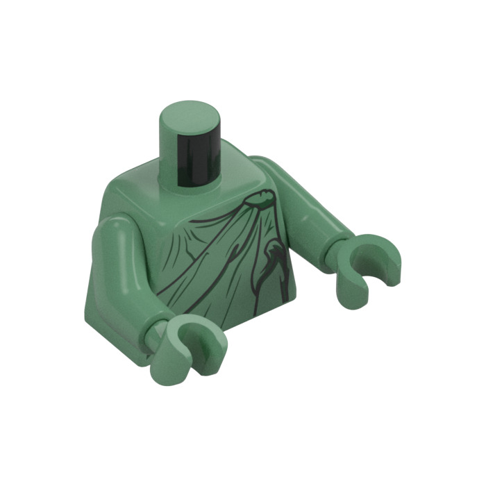 LEGO Sand Green Lady Liberty Torso (973 / 88585) | Brick Owl - LEGO ...