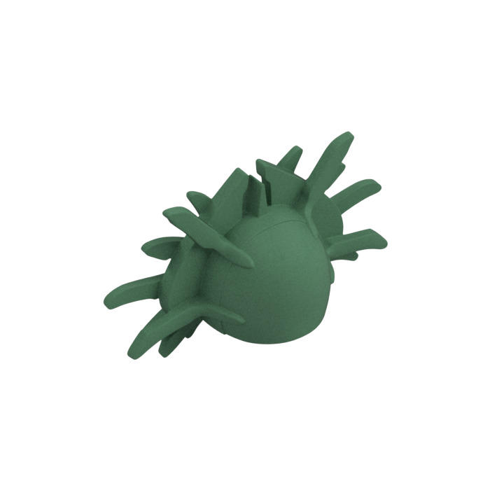 LEGO Sand Green Mask with Spikes and Gold Face (108207) | Brick Owl ...