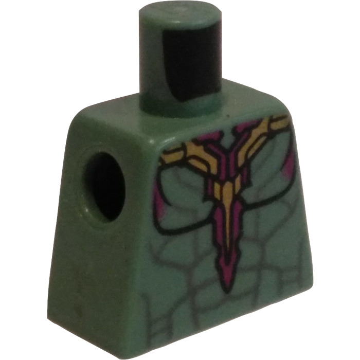 LEGO Sand Green Minifig Torso without Arms with Vision Armor (973 ...