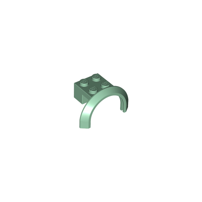 LEGO Sand Green Mudguard Brick 2.5 x 4 x 1.7 with Wheel Arch (50745 ...