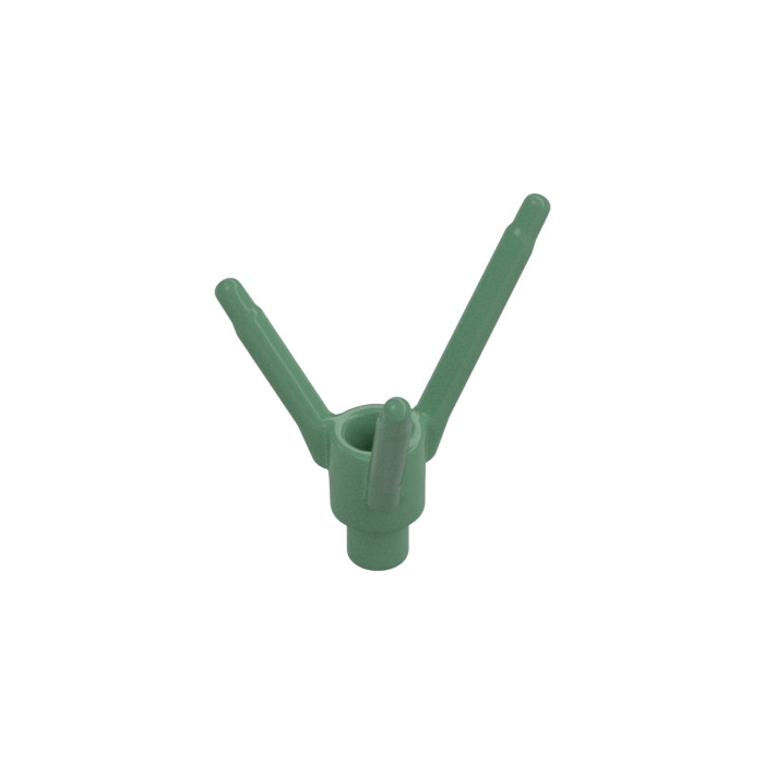 LEGO Sand Green Plant Base with Three Branches (24855) | Brick Owl ...