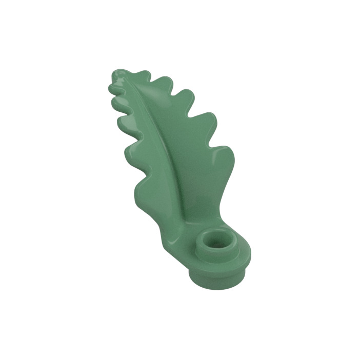 LEGO Plate 1 x 1 Plant with Curved Upright Leaf (2682) | Brick Owl
