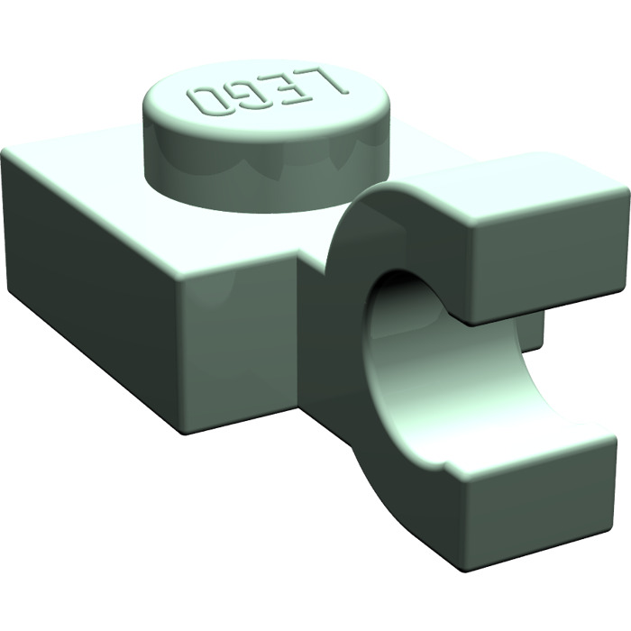 LEGO Plate 1 x 1 with Horizontal Clip (Flat Fronted Clip) (6019 ...
