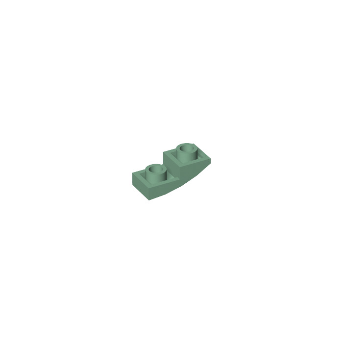 LEGO Sand Green Slope 1 x 2 Curved Inverted (24201) | Brick Owl - LEGO ...