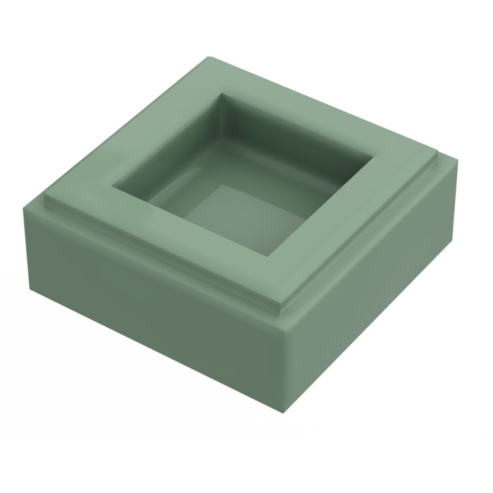 LEGO Sand Green Tile 1 x 1 with Groove (3070 / 113480) | Brick Owl