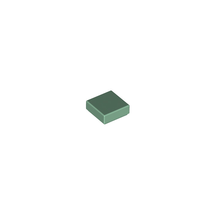LEGO Sand Green Tile 1 x 1 with Groove (3070 / 30039) | Brick Owl ...
