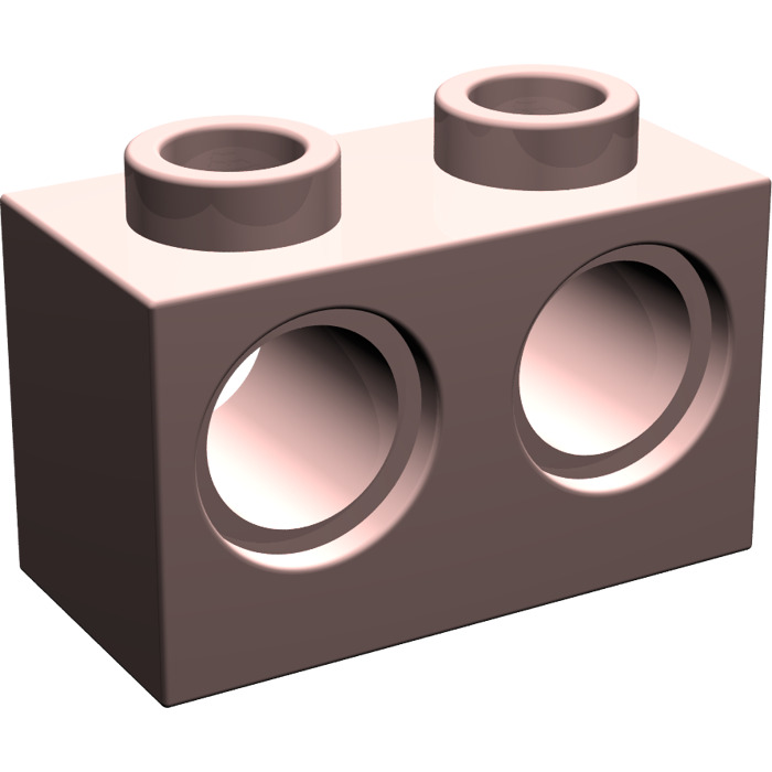 LEGO Sand Red Brick 1 x 2 with 2 Holes (32000) | Brick Owl - LEGO ...
