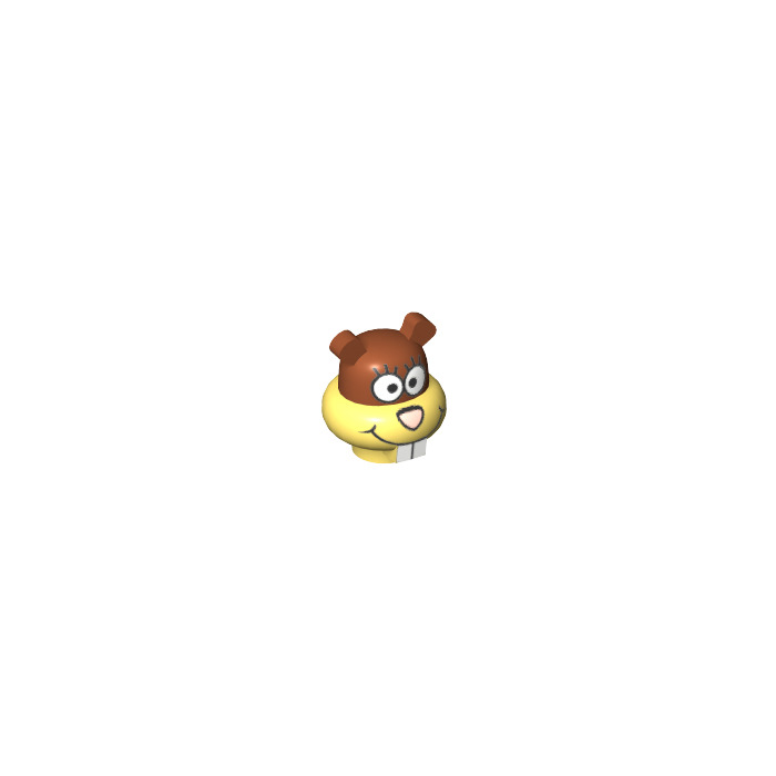 LEGO Sandy Cheeks Head (12259 / 61874) | Brick Owl - LEGO Marketplace