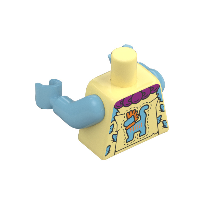 LEGO Sandy with Bright Light Yellow Vest Minifig Torso (973 / 76382 ...