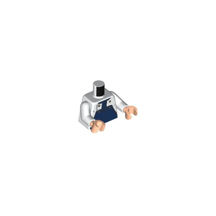 LEGO Sanji with Dark Blue Overalls Minifig Torso (973 / 76382) | Brick ...