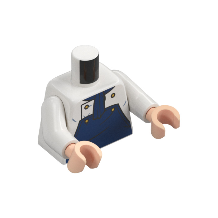LEGO Sanji with Dark Blue Overalls Minifig Torso (973 / 76382) | Brick ...