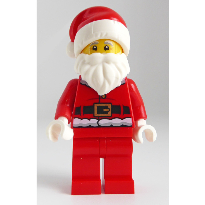 LEGO Santa with Fur Jacket (Dark Red Creases) Minifigure | Brick Owl