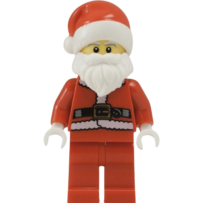 LEGO Santa with Fur Jacket (Dark Red Creases) Minifigure | Brick Owl