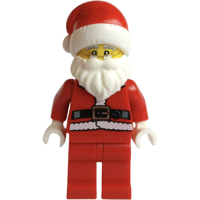LEGO Santa with Fur Jacket (Glasses) Minifigure | Brick Owl