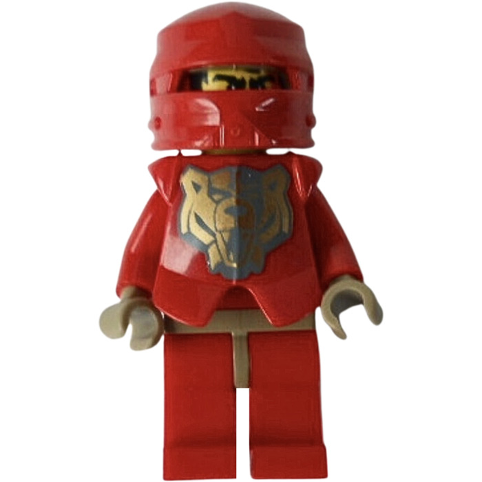 LEGO Santis with Golden Bear Head Pattern and Dark Tan hands Minifigure ...