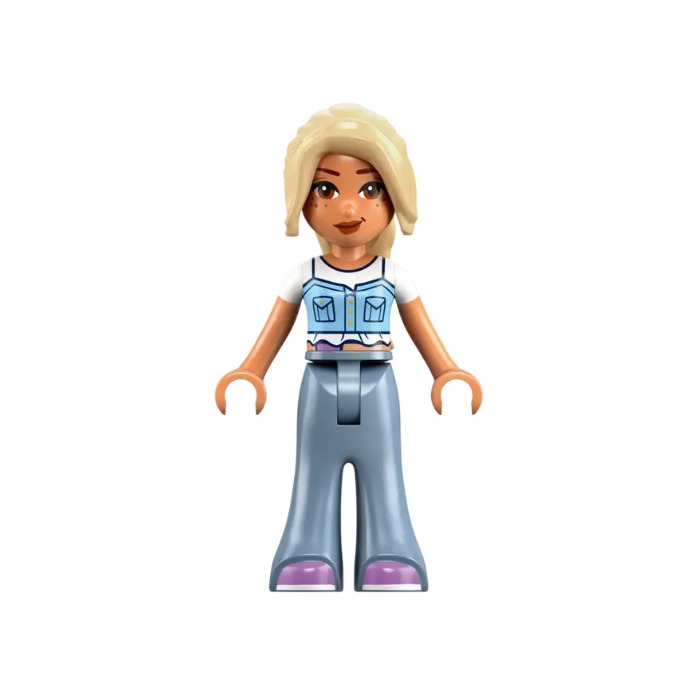 LEGO Sara with Light Blue Top and Sand Blue Trousers Minifigure | Brick ...
