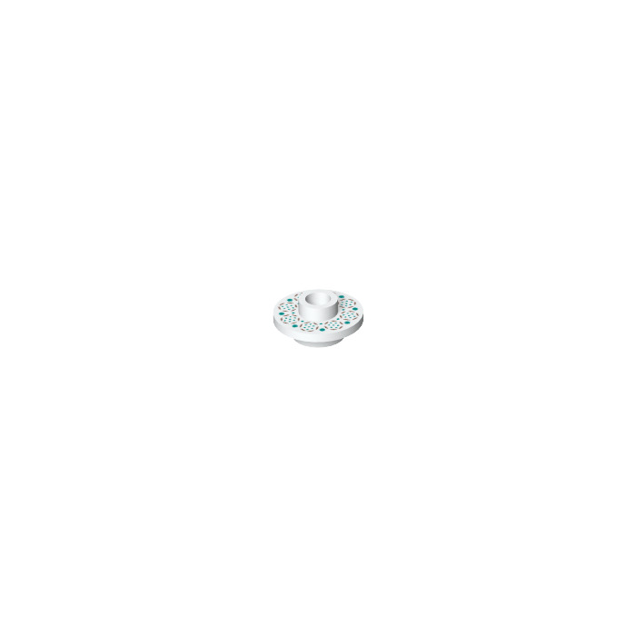 LEGO Saucer with Flowers and Dots (3576 / 39347) | Brick Owl