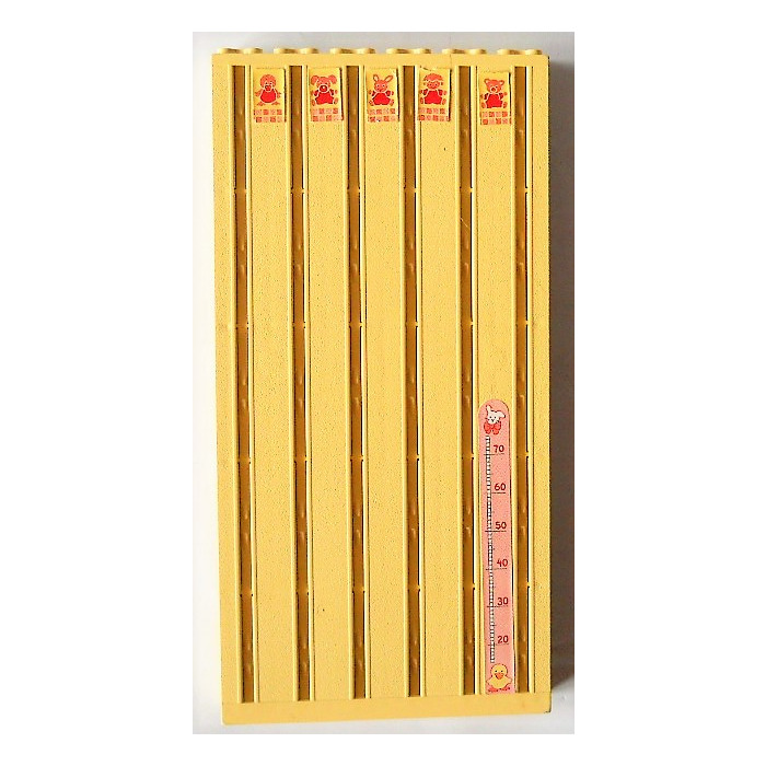 LEGO Scala Wall 12 x 2 x 20 with Grooves (6789 / 75787) | Brick Owl ...