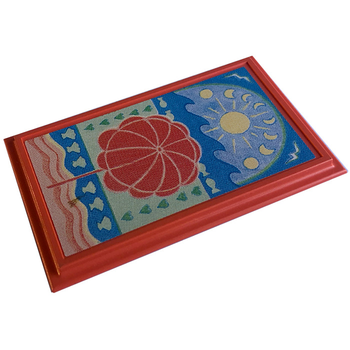 LEGO Scala Wall Panel 6 x 10 with Parasol and Sun Sticker (6953 ...