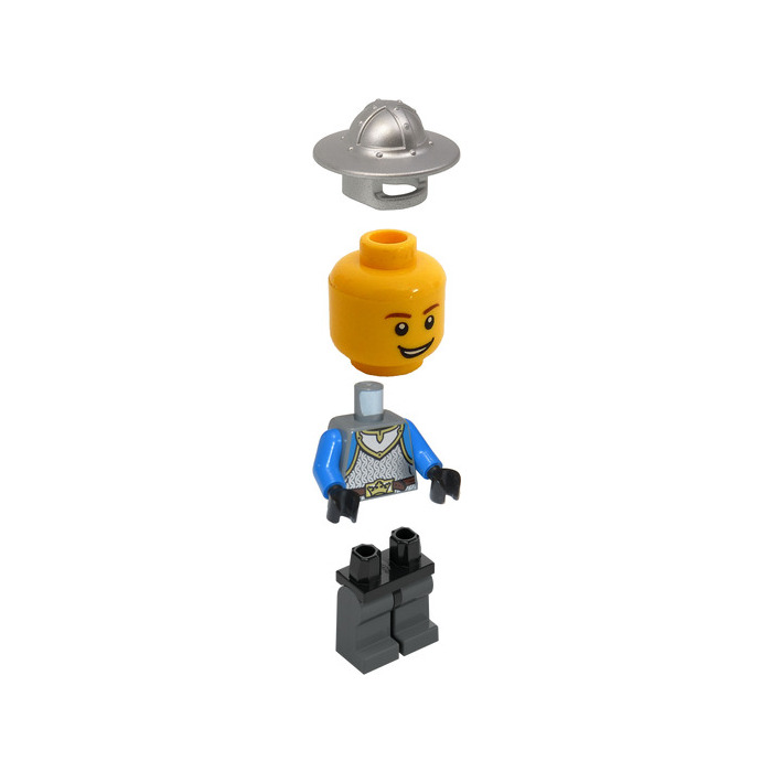 LEGO Scale Mail, Crown Belt, Helmet with Broad Brim Chess Knight ...
