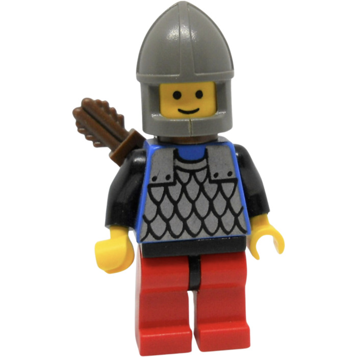 LEGO Scale mail on blue torso with quiver Minifigure | Brick Owl - LEGO ...