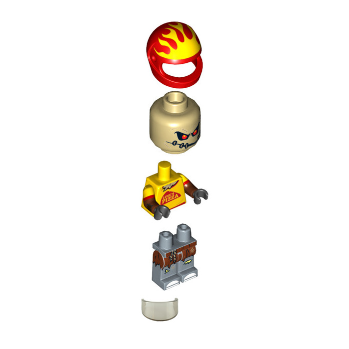 LEGO Scarecrow with Pizza Delivery Outfit Minifigure | Brick Owl - LEGO ...