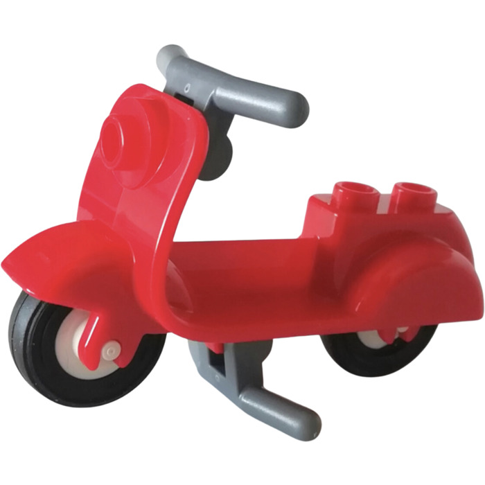 LEGO Scooter with Flat Silver Stand and Handlebars Inventory | Brick ...