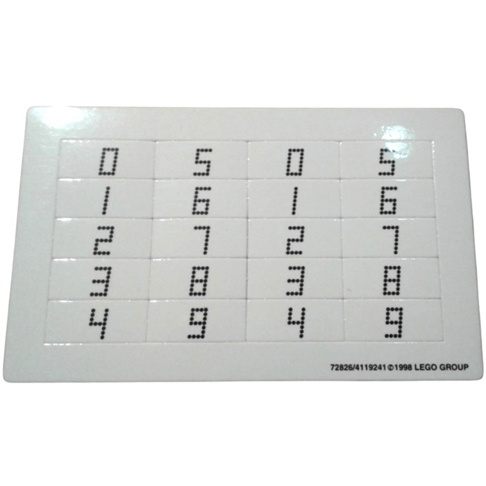 LEGO Scoreboard Numbers (72826) | Brick Owl