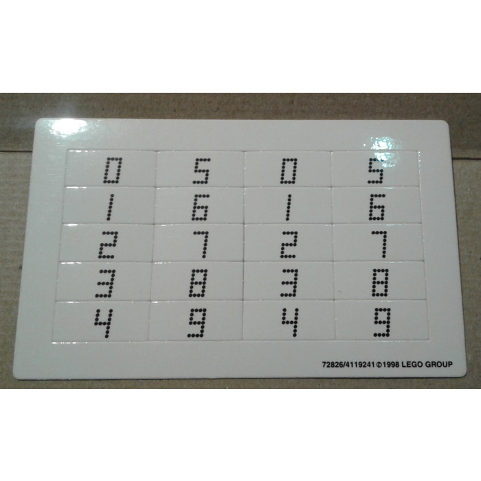 LEGO Scoreboard Numbers (72826) Inventory | Brick Owl - LEGO Marketplace