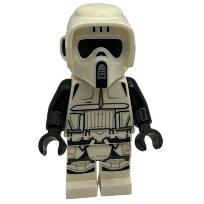 LEGO Scout Trooper with Black Arms (Frown) Minifigure | Brick Owl