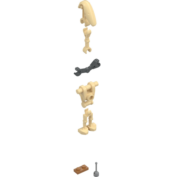 LEGO Scrap Battle Droid Minifigure | Brick Owl - LEGO Marketplace