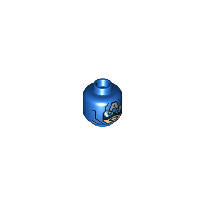 LEGO Scuba Captain America Minifigure Head (3626 / 25669) | Brick Owl