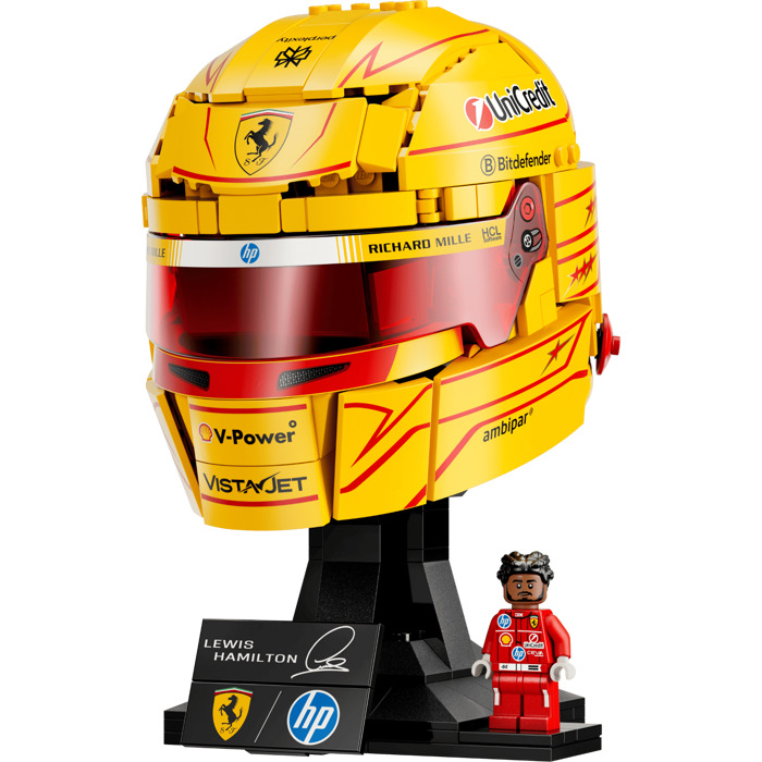 LEGO Scuderia Ferrari HP Lewis Hamilton Helmet 43022 | Brick Owl
