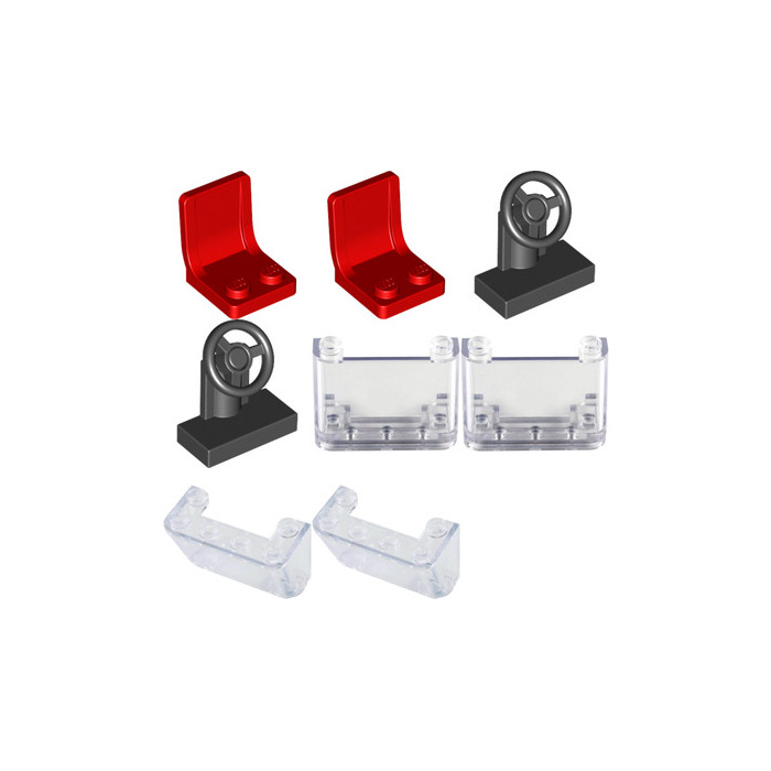 LEGO Seats, Steering Wheels and Windscreens Set 5188 | Brick Owl - LEGO ...