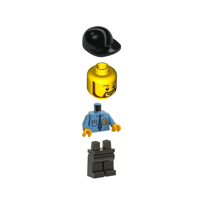 LEGO Security Guard (4207) Minifigure | Brick Owl - LEGO Marketplace